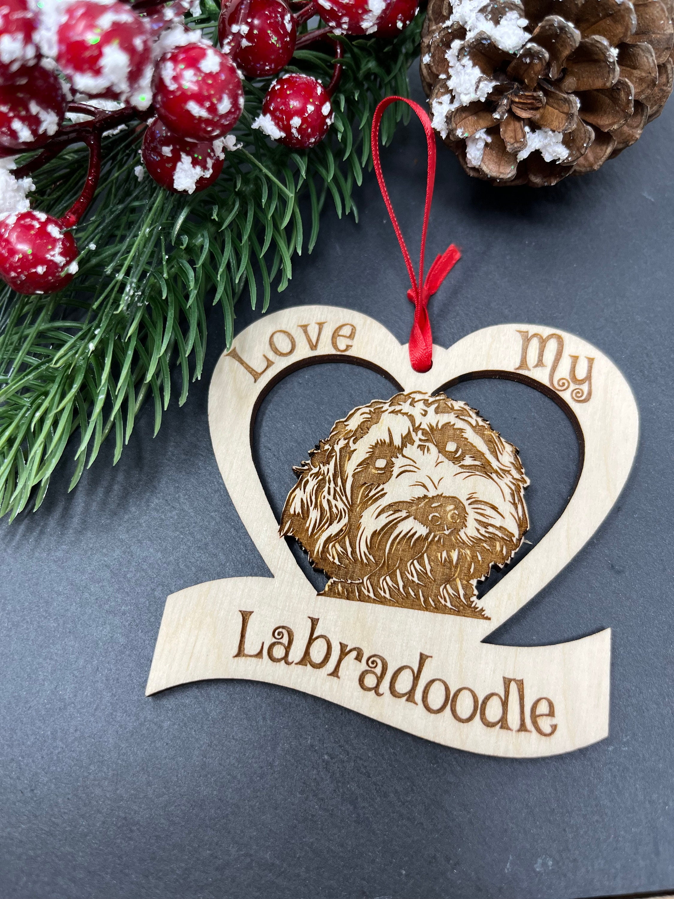 Labradoodle Dog, Labradoodle Ornament, Labradoodle Dog Ornament ...