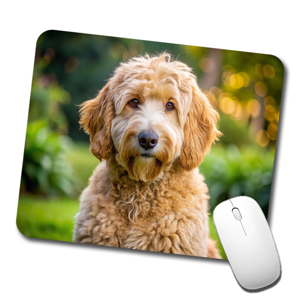 Labradoodle Dog Photo Mouse Pad Low Profile Gaming Mat - Walmart.com