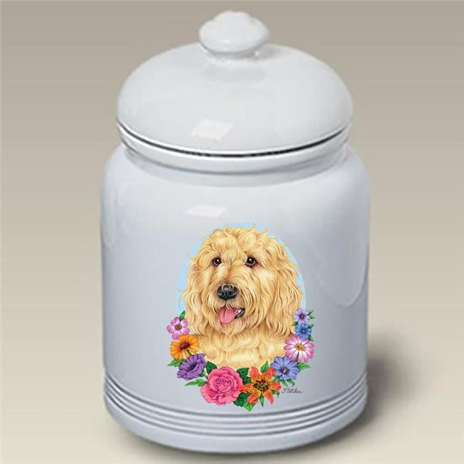 Labradoodle TP Ceramic Doggie Treat Jar - Walmart.com