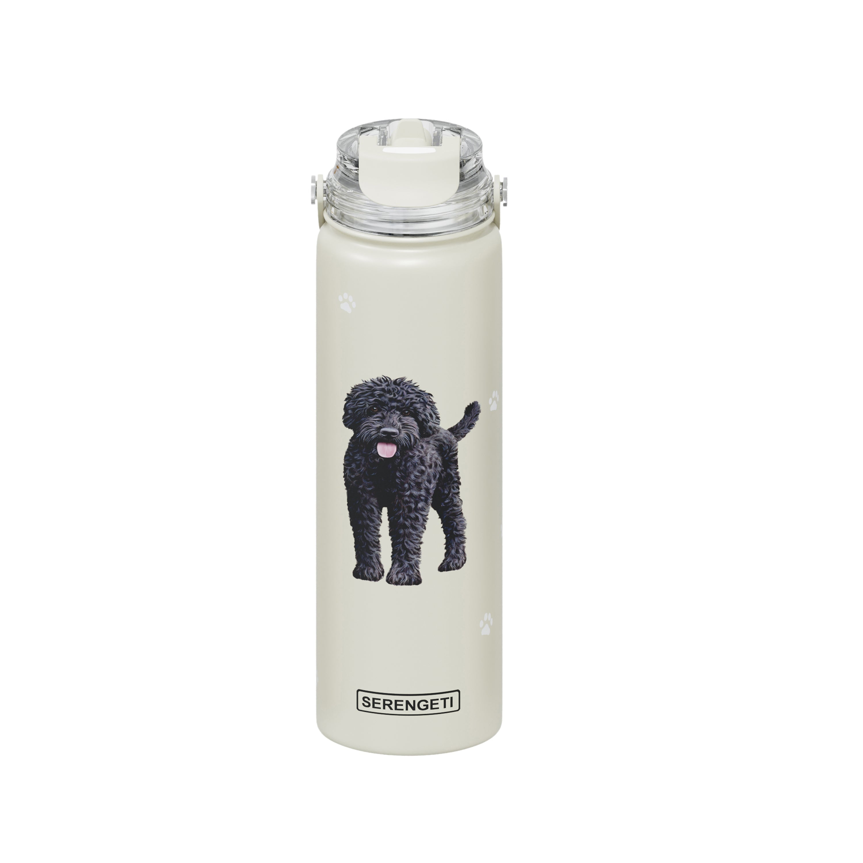 Labradoodle black Stainless Steel Water Bottle 24 Oz. SERENGETI ...