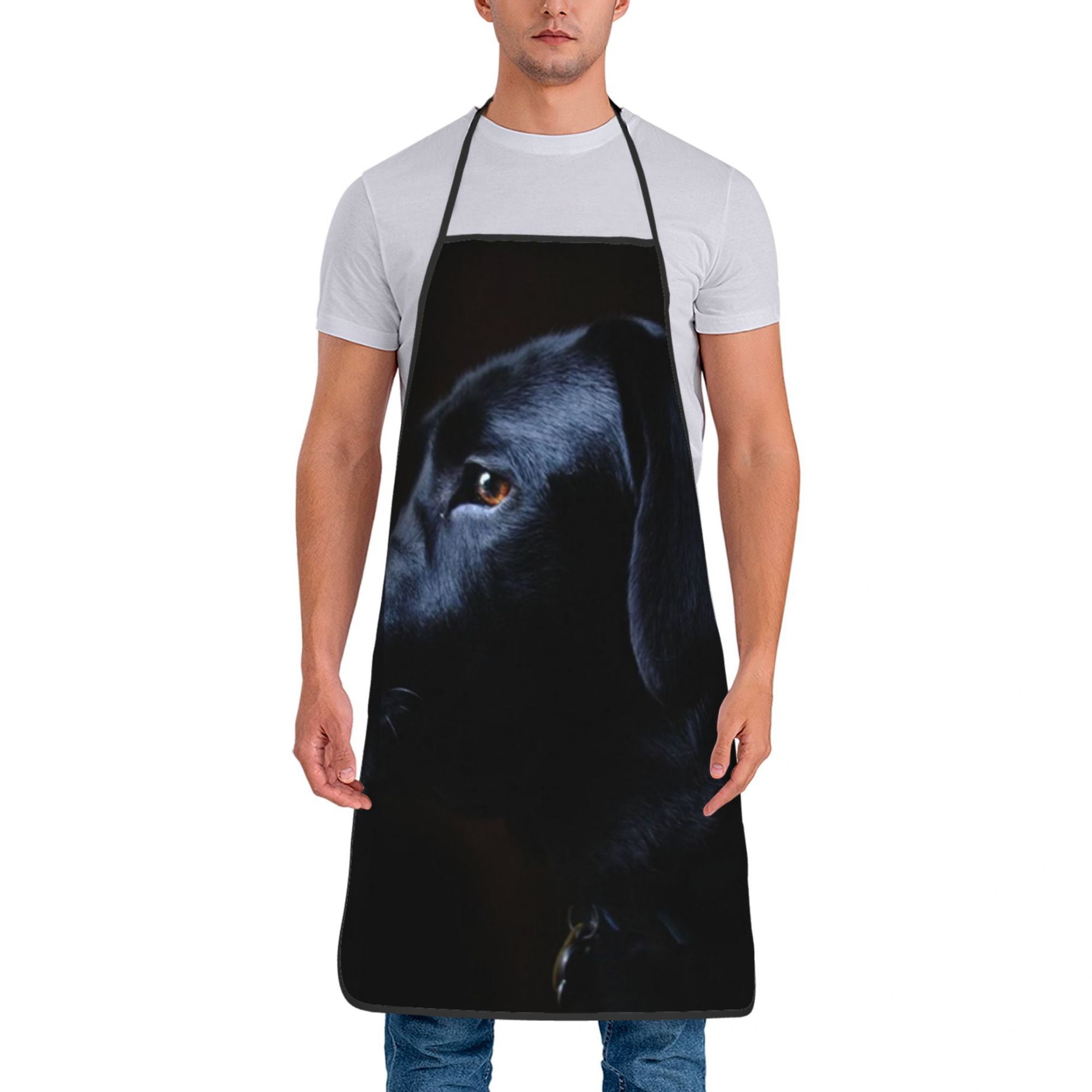Labrador Dog Aprons for Women Men Waterproof Apron Kitchen Chef Cooking ...