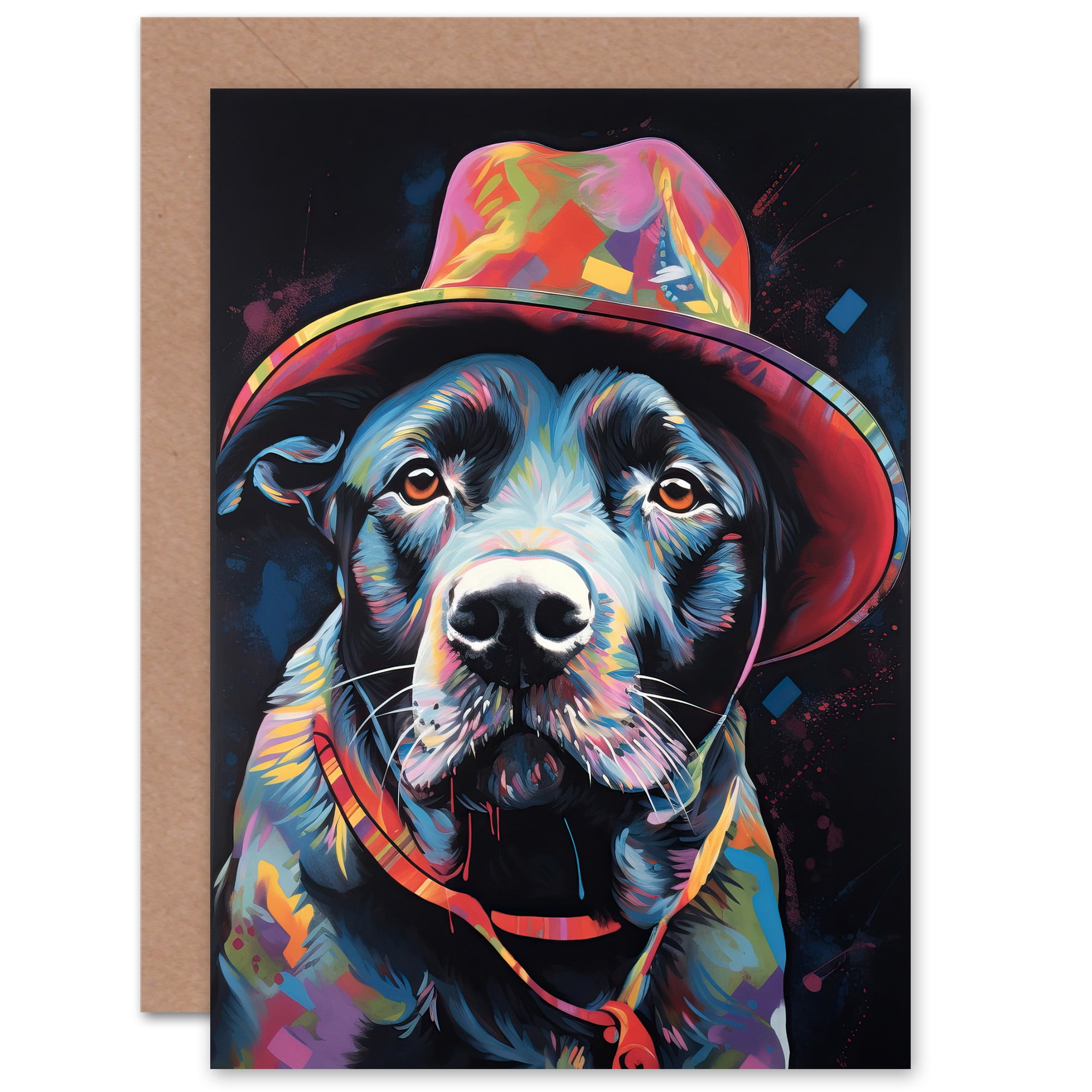 Labrador Dog Cowboy Hat for Husband Him Dad Son Brother Birthday Thank ...