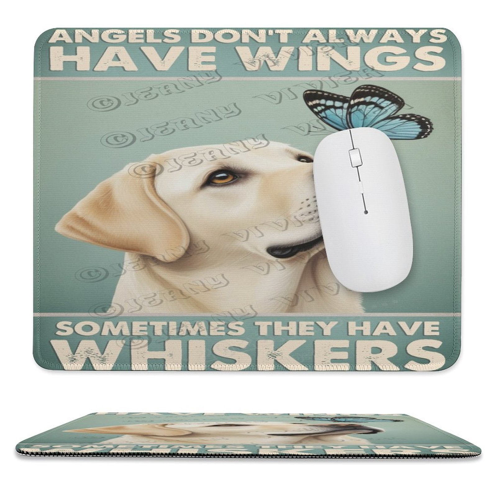 Labrador Dog Mouse Pad, Cute Dog Mousepad for Design, Anti-Slip Rubber ...