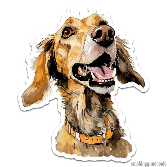 Labrador Dog Sticker Indoor Outdoor Phone Decal Water Bottle Stickers ...