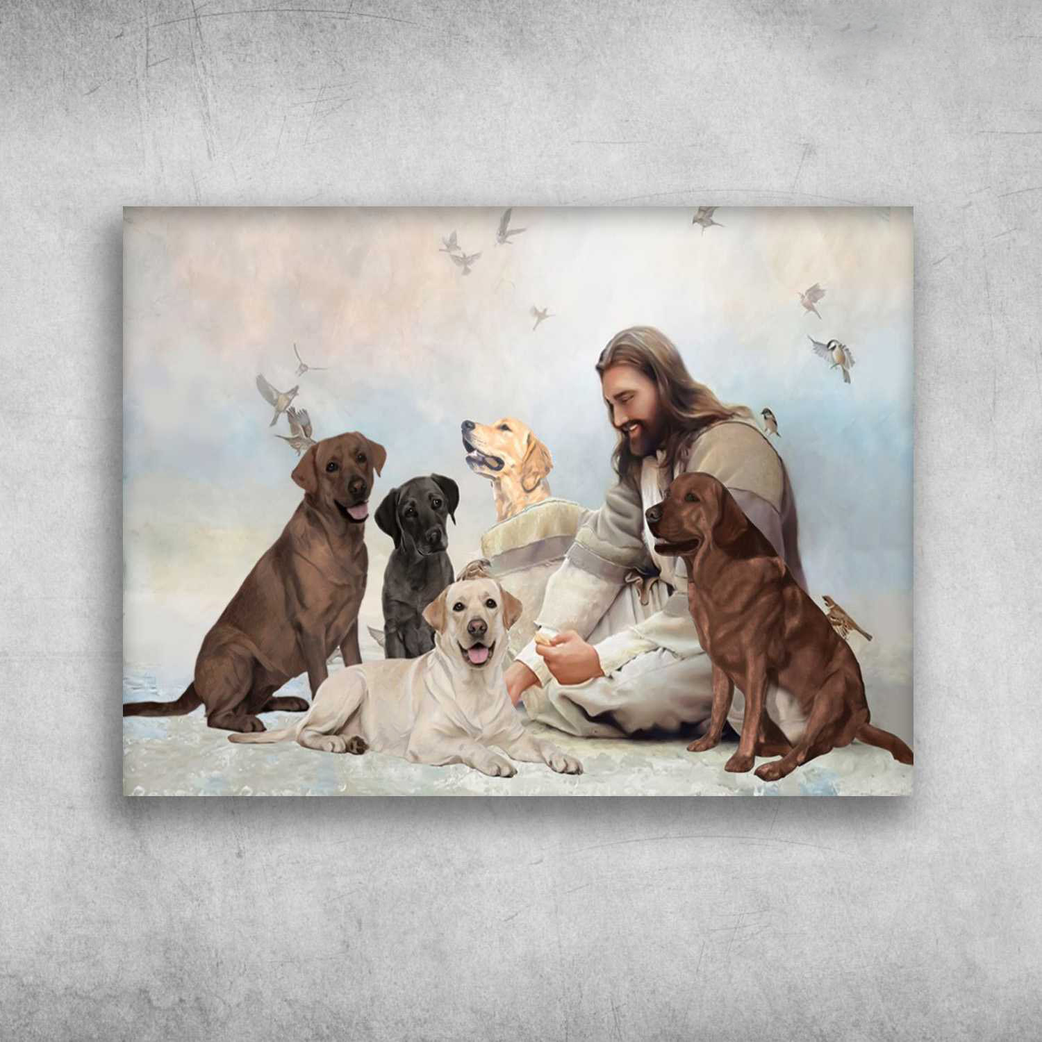 Labrador Hummingbird, Jesus Dog lover, God And Dog 24 x 36 Inch Poster ...