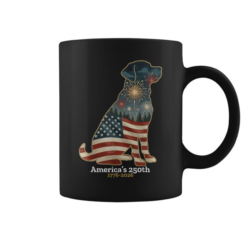 Labrador Retriever Americas 250Th Patriotic Dog Fireworks C - Walmart.com