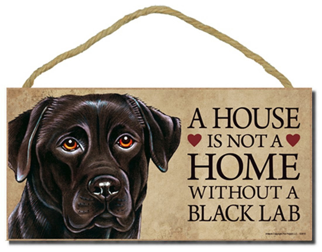 Labrador Retriever (Black) A House is not a Home Without a Black Lab ...
