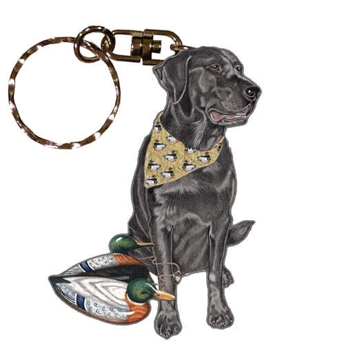 Labrador Retriever Black Lab Keychain, Souvenir Key Holder, Dog Charm ...