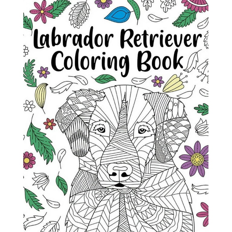 labrador retriever coloring book
