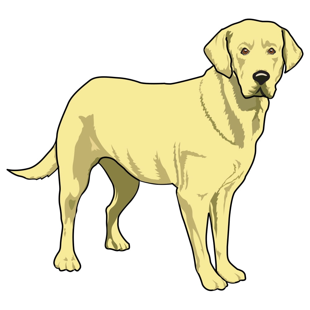 Labrador Retriever Decal | Indoor/Outdoor | Dog Lover Super Cute ...