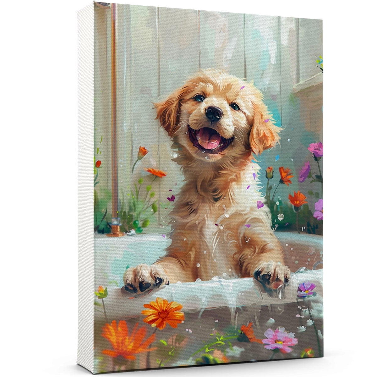 Labrador Retriever Dog Bathroom Decor - Funny Bathroom Decor Wall Art ...