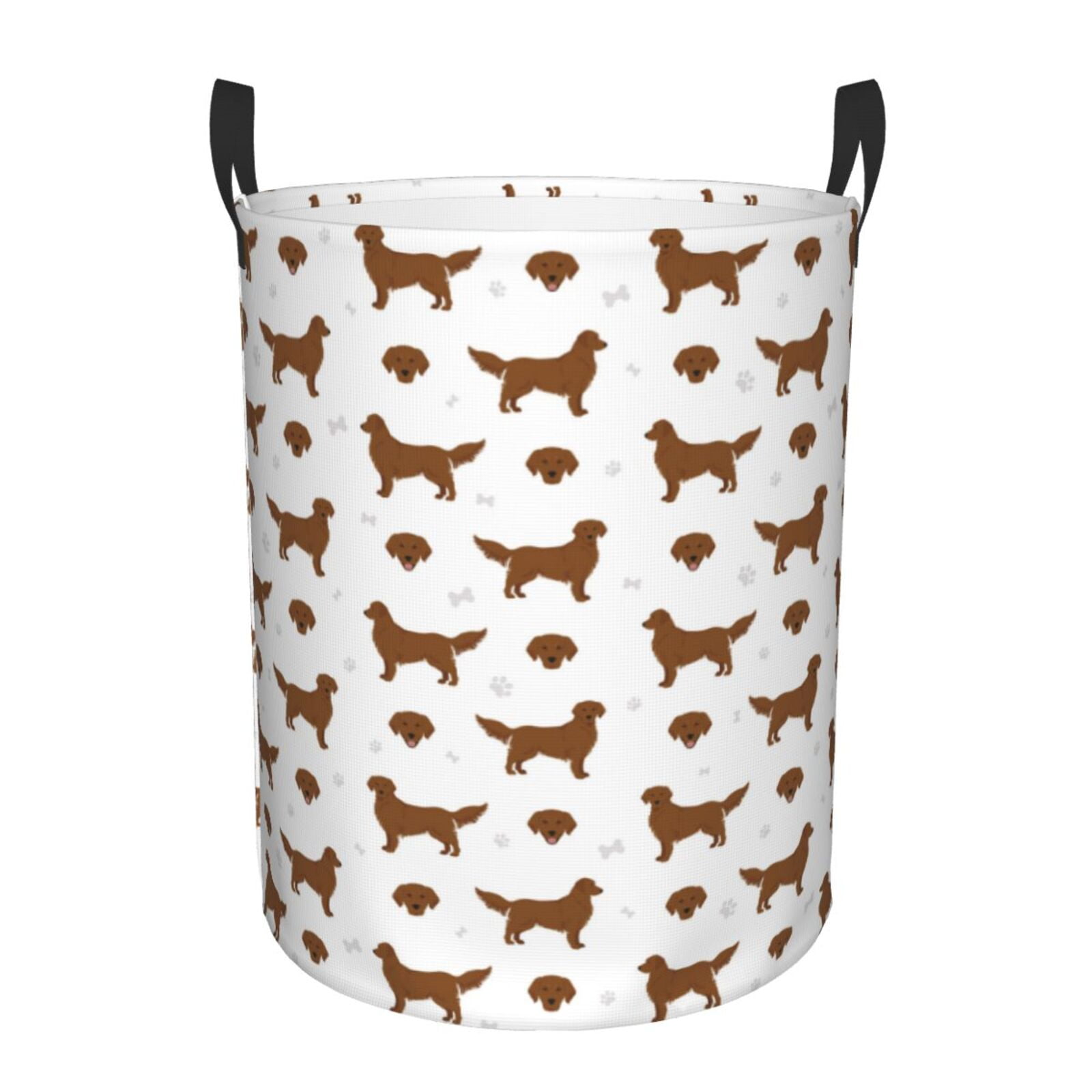 Labrador Retriever Dog No.1009 Round Laundry Basket, Laundry Hamper ...