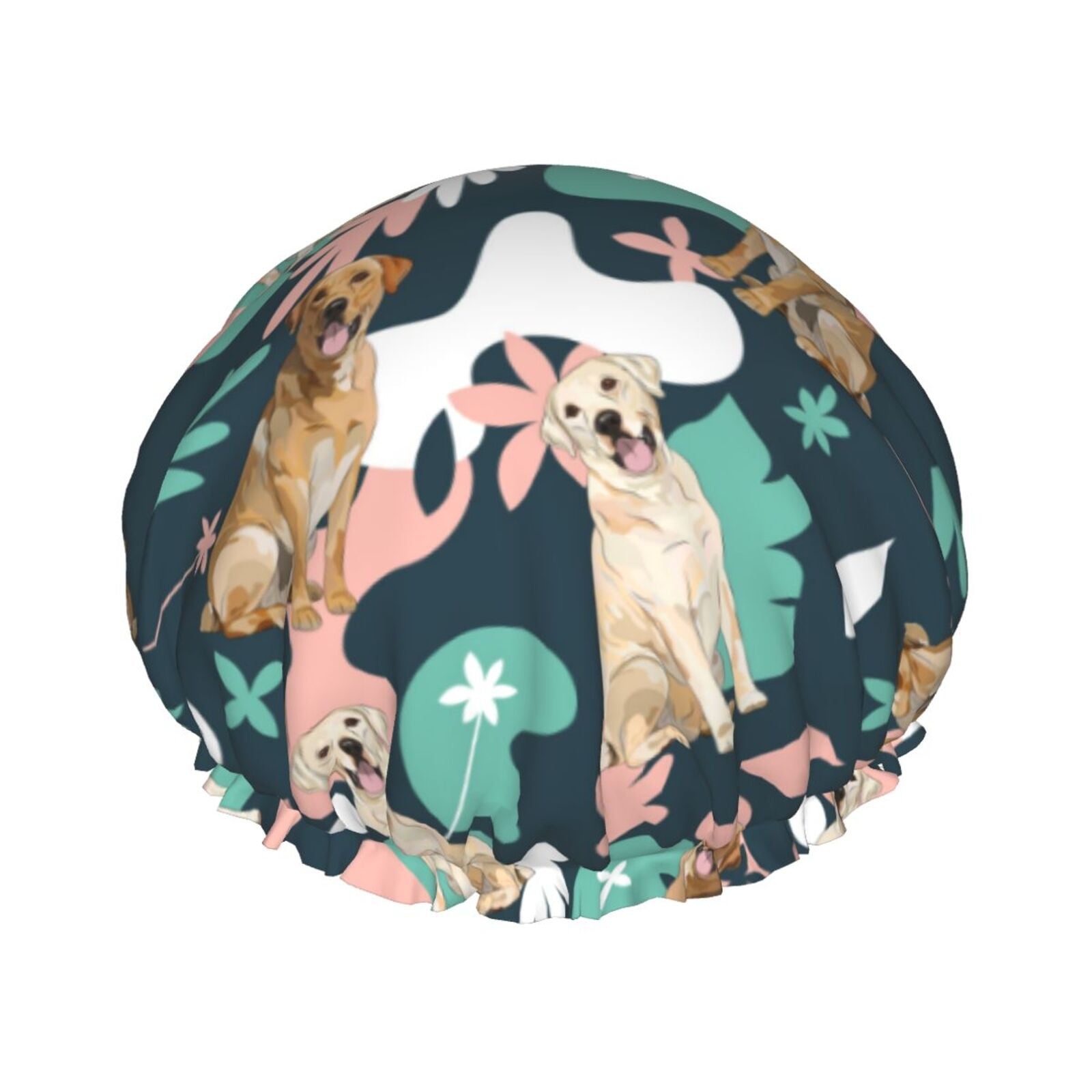 Labrador Retriever Dog No.1014 Shower Cap, Reusable Bath Hair Hat for ...