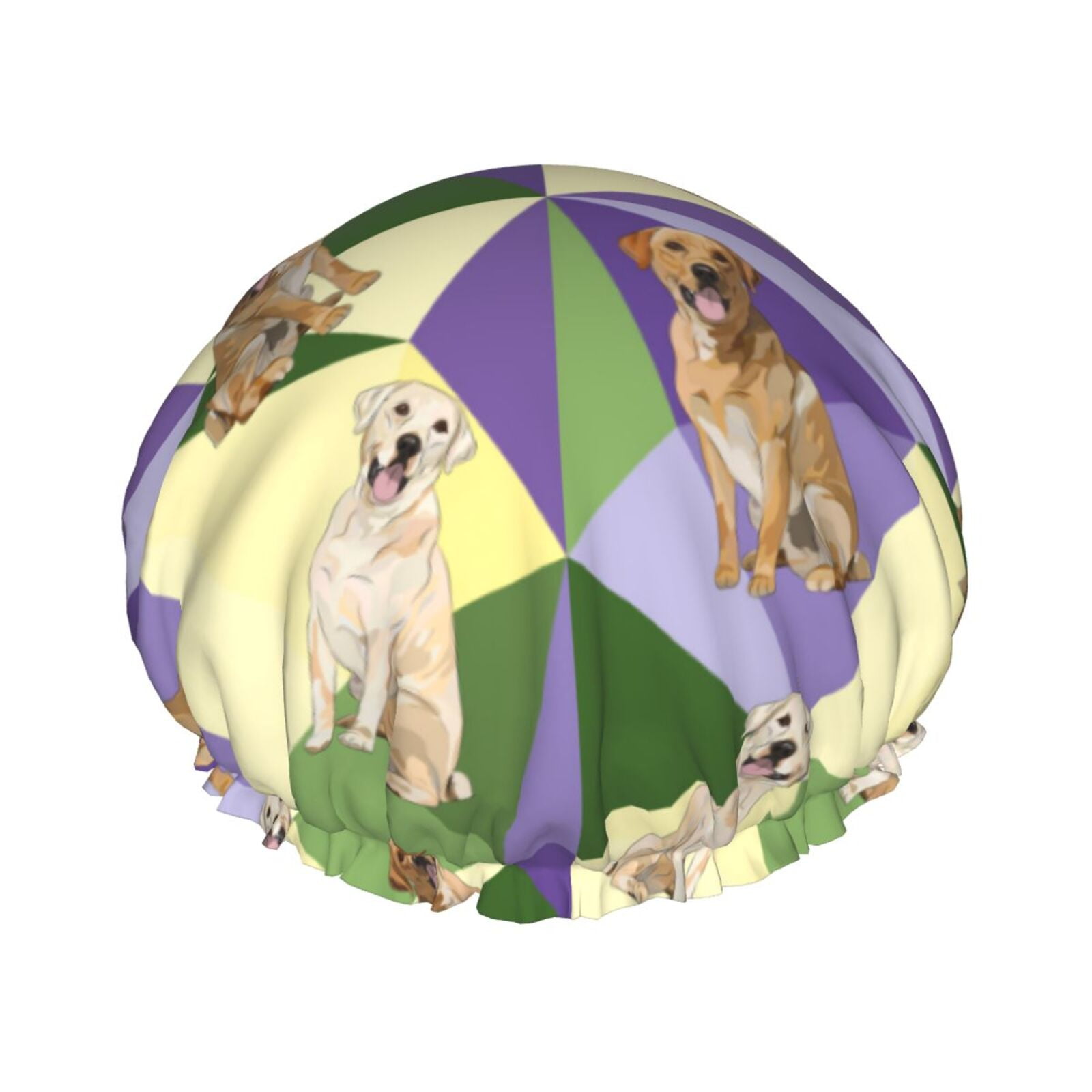 Labrador Retriever Dog No.1015 Shower Cap, Double Layers Shower Cap ...
