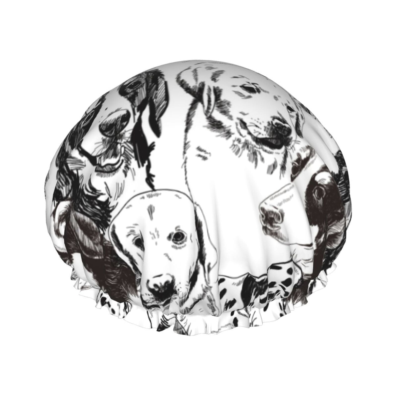 Labrador Retriever Dog Shower Cap, Reusable Bath Hair Hat for all Hair ...