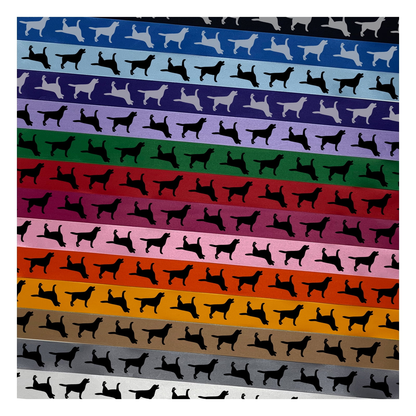 Labrador Retriever Dog Solid Satin Ribbon for Gift Wrapping Bows Craft ...