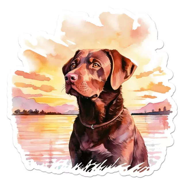 Labrador Retriever Dog Sticker Phone Decal Water Bottle Stickers Car ...