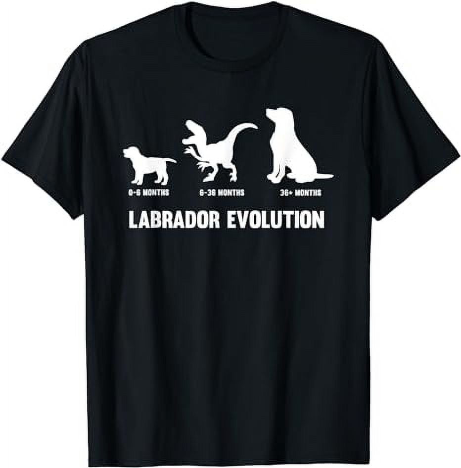 Labrador Retriever Evolution Design for a Labrador Owner T-Shirt ...