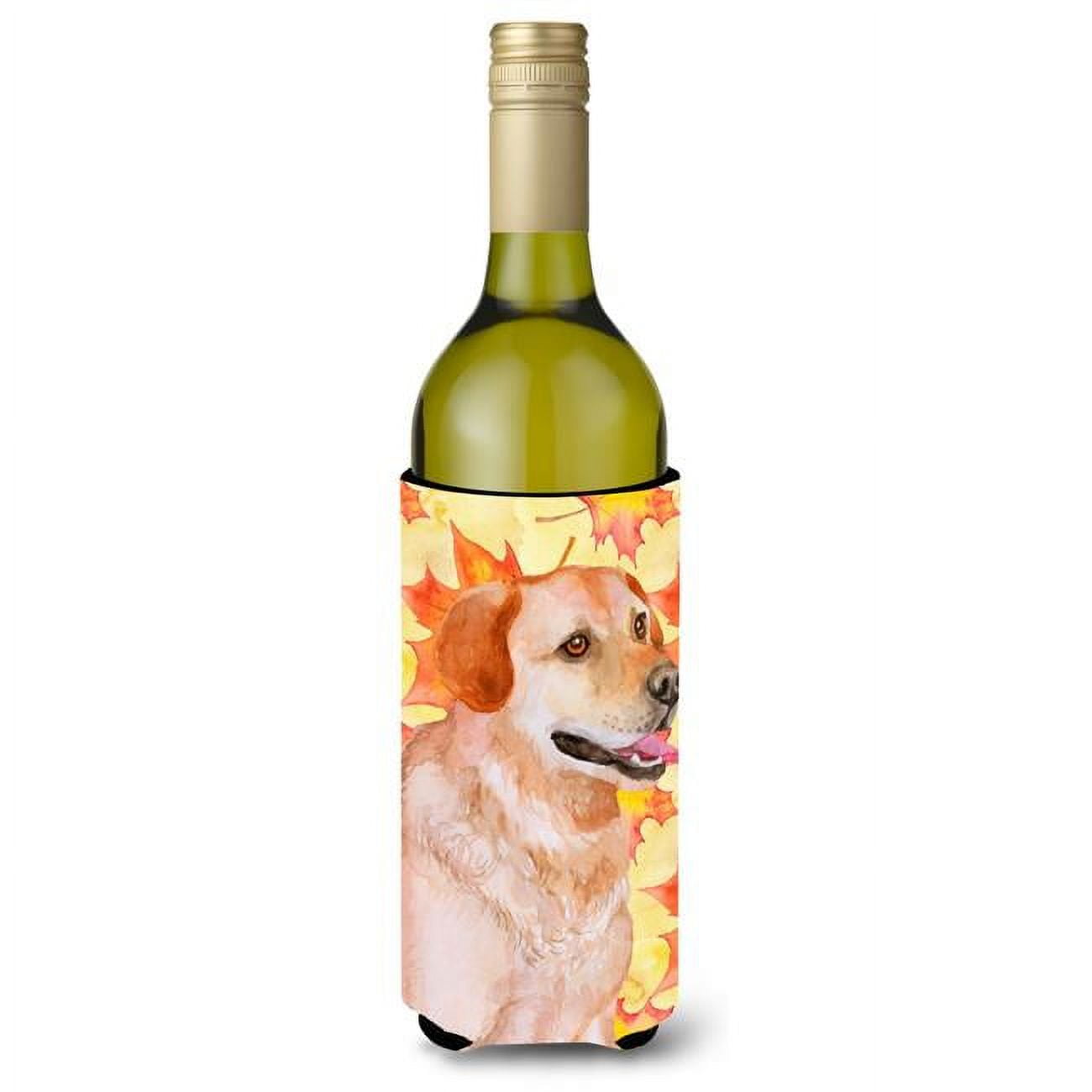 Labrador Retriever Fall Wine Bottle Beverge Insulator Hugger - Walmart.com