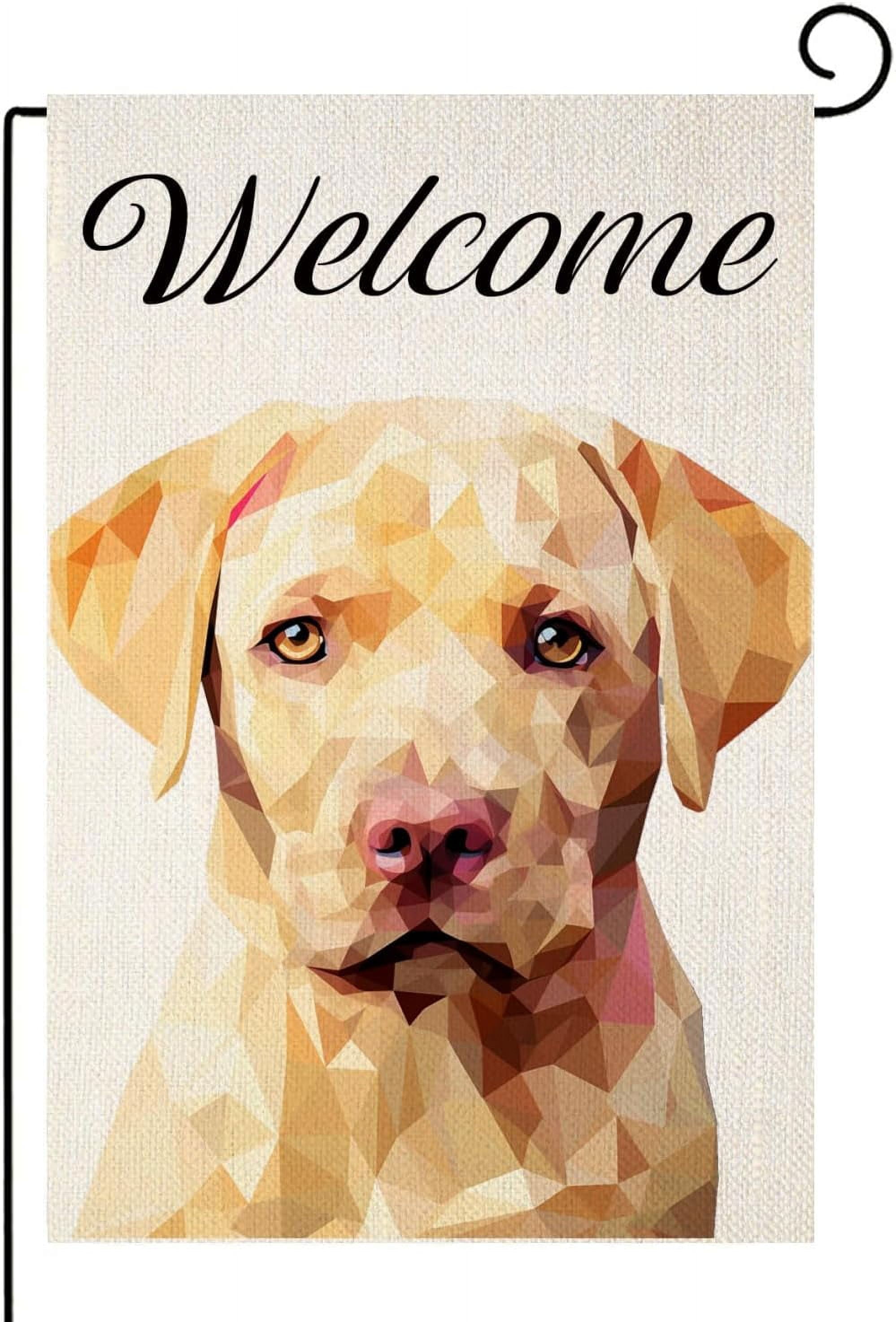 Labrador Retriever Garden Flag Summer Flag Spring Autumn Welcome Yard ...
