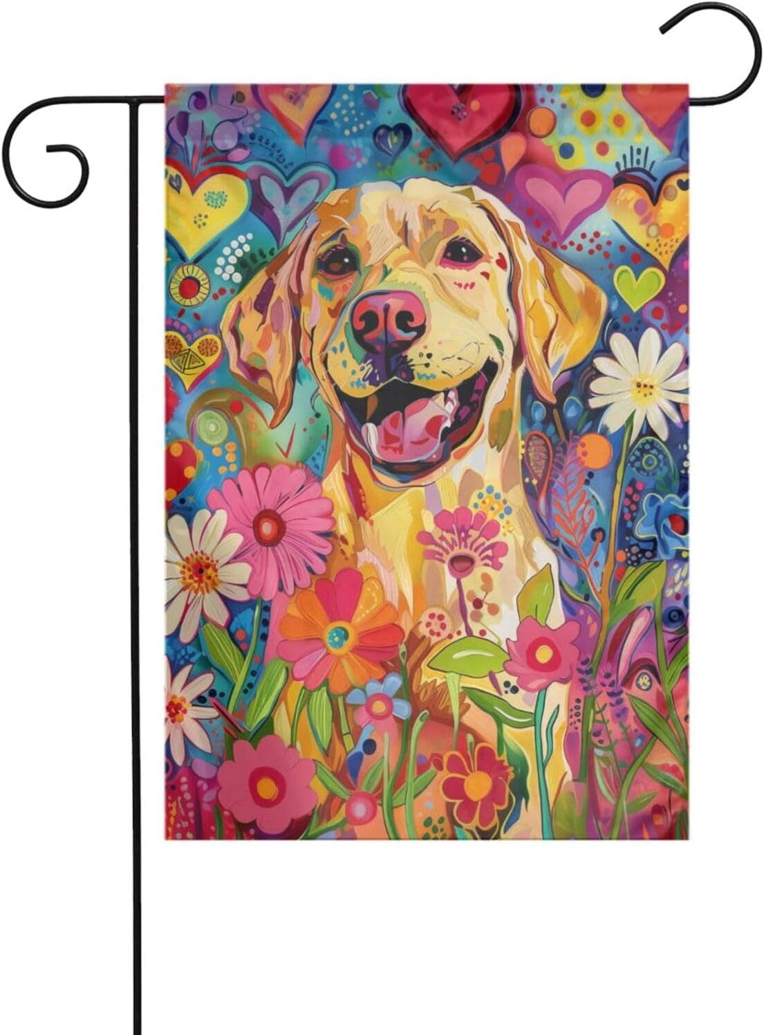 Labrador Retriever Garden Flags Double Sided,Garden Flags for All ...