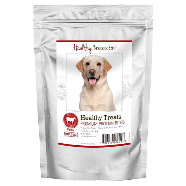 Labrador Retriever Healthy Treats Premium Protein Bites Beef Dog Treats ...