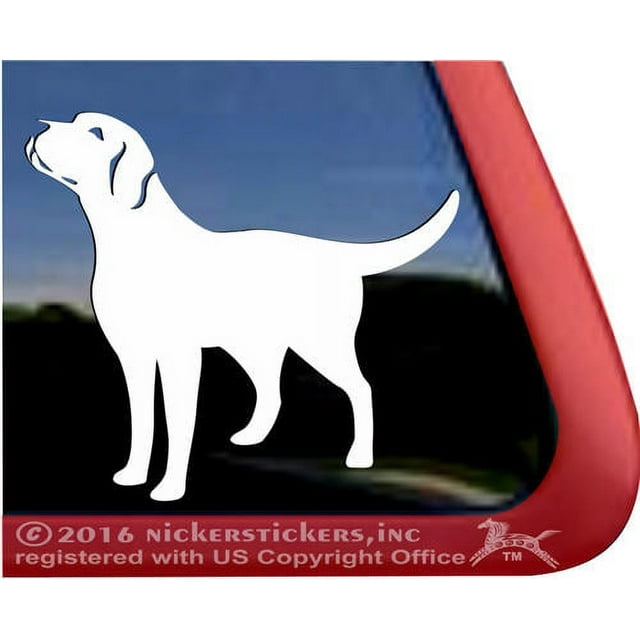 Labrador Retriever High Quality Vinyl Dog Window Decal - Walmart.com
