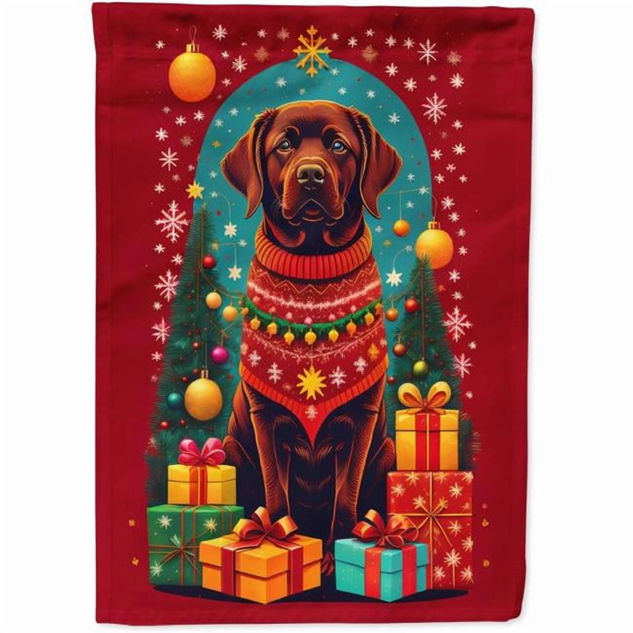 Labrador Retriever Holiday Christmas House Flag 28 in x 40 in - Walmart.com