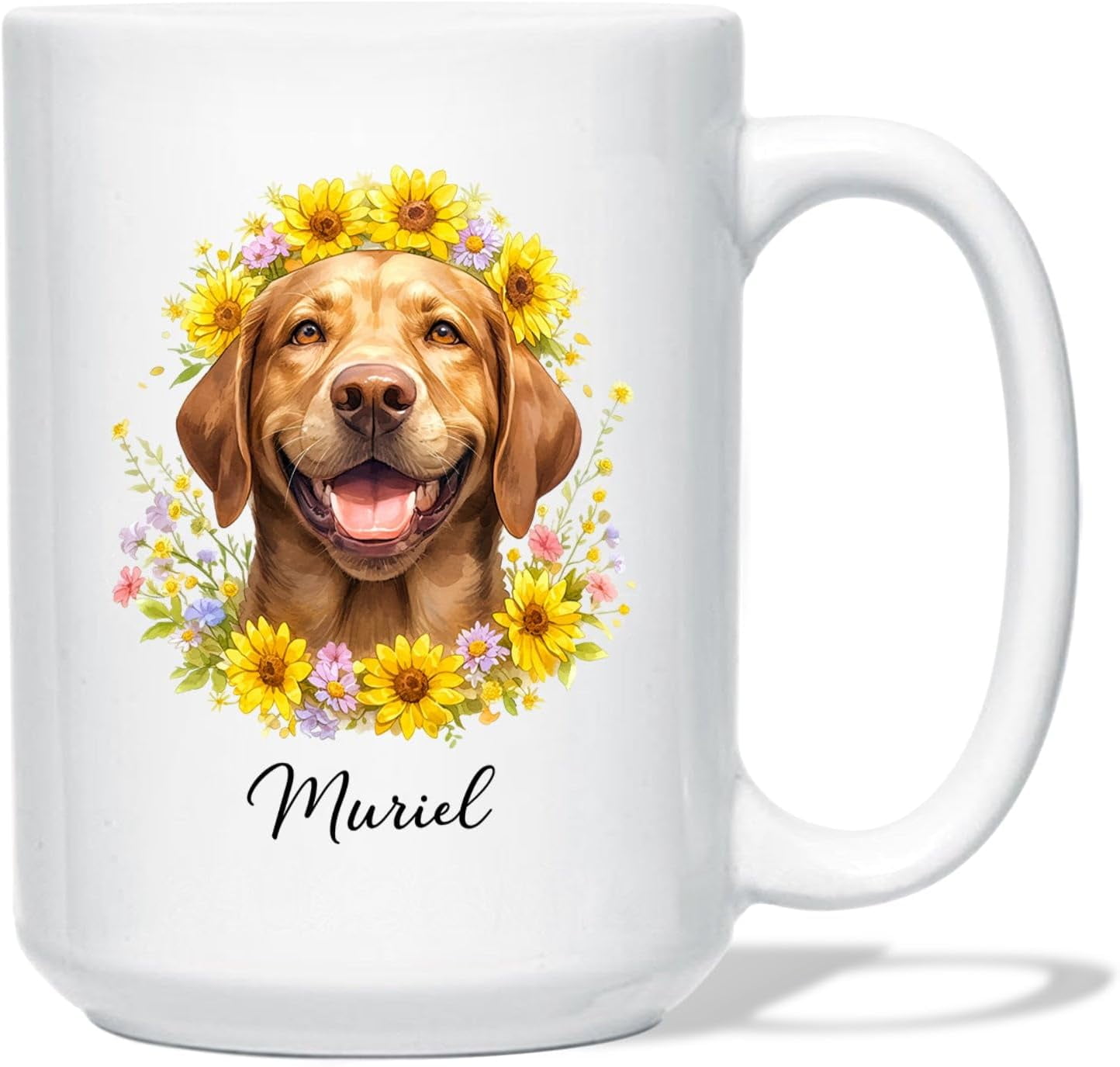 Labrador Retriever Mug, Custom Dog Coffee Cup With Name, Customized ...