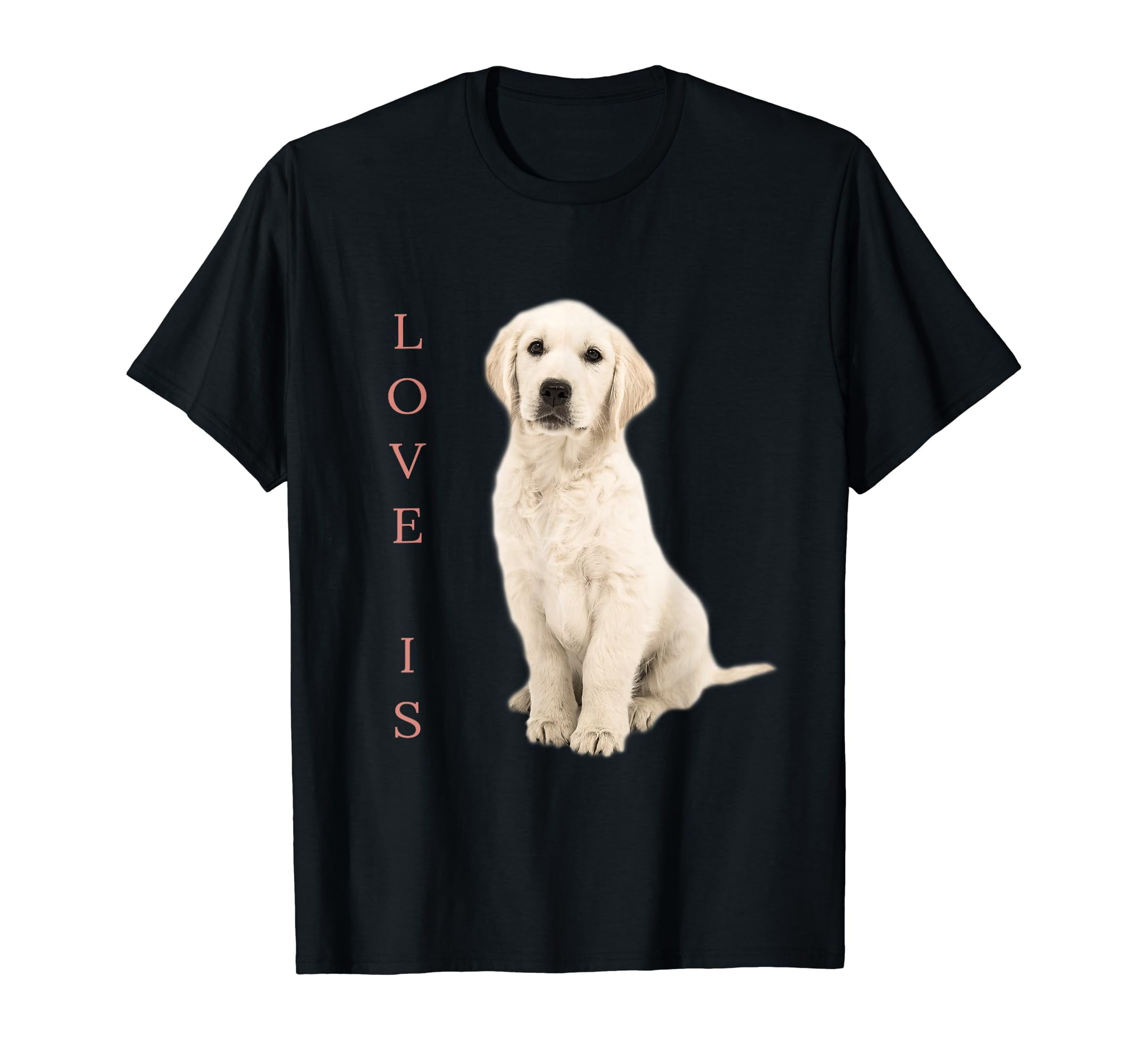 Labrador Retriever Shirt Women Men White Lab Dog Dad Mom Black T-Shirt ...