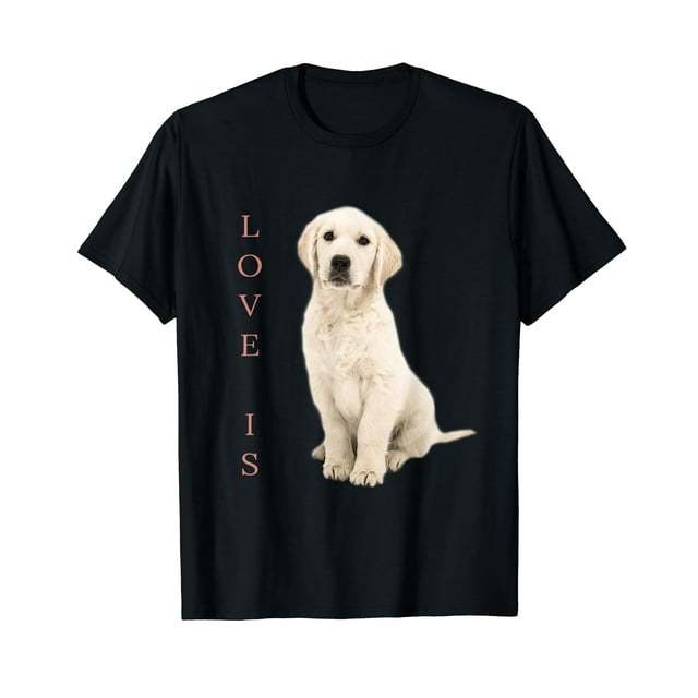 Labrador Retriever Shirt Women Men White Lab Dog Dad Mom Black T-Shirt - Walmart.com