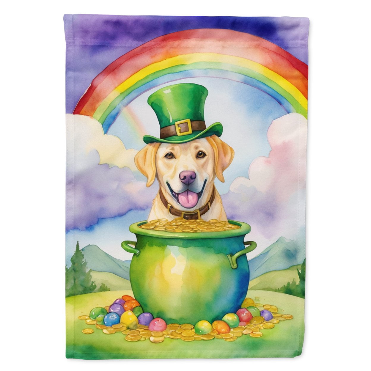 Labrador Retriever St Patrick's Day Garden Flag 11.25 in x 15.5 in ...