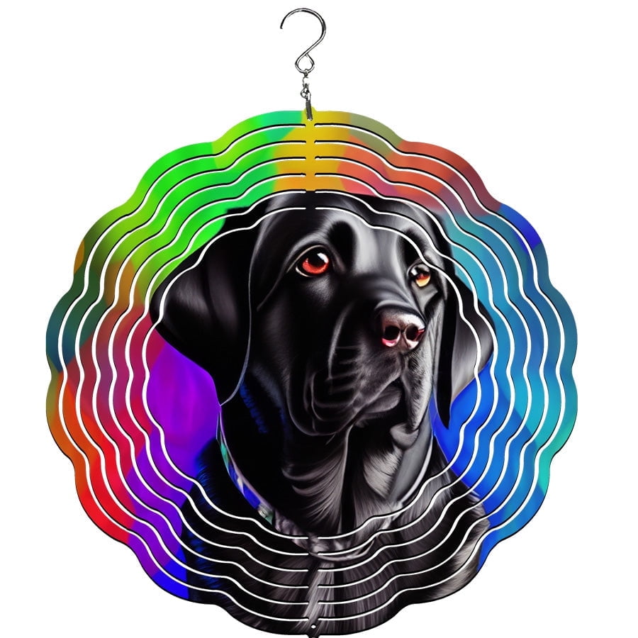 Labrador Retriever Wind Spinner, Garden Décor, Yard Décor, Porch Décor ...