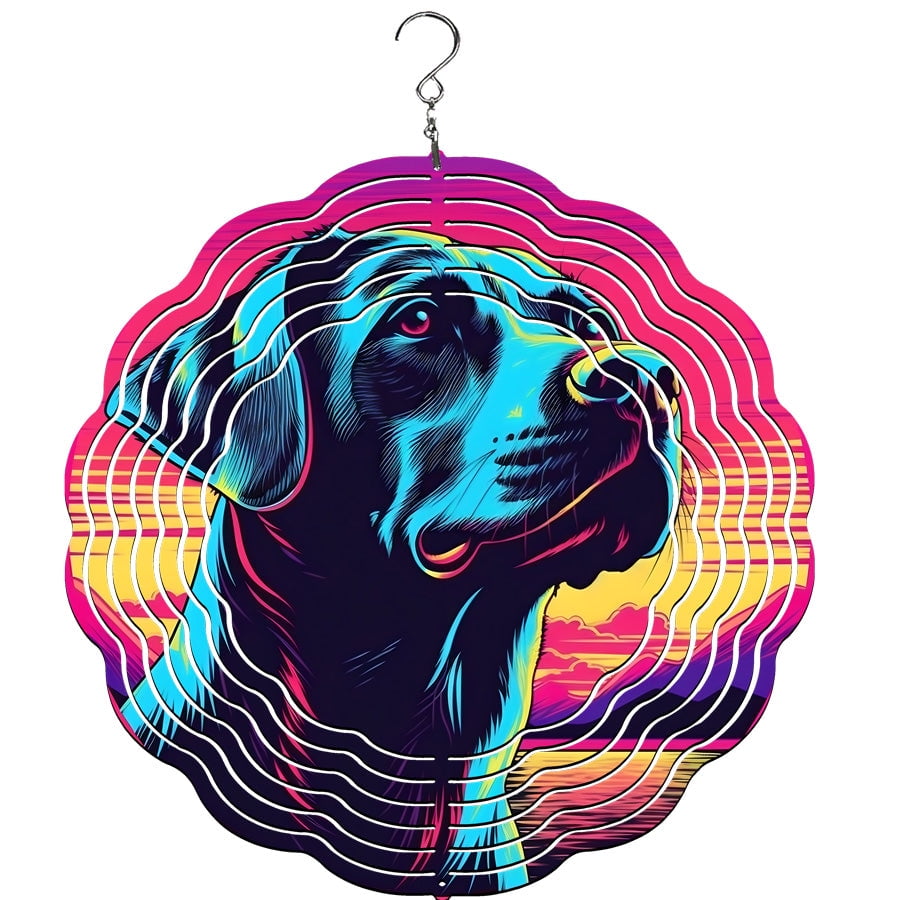 Labrador Retriever Wind Spinner, Garden Décor, Yard Décor, Porch Décor ...