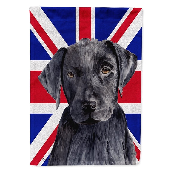 Labrador with English Union Jack British Flag Garden Flag - Walmart.com