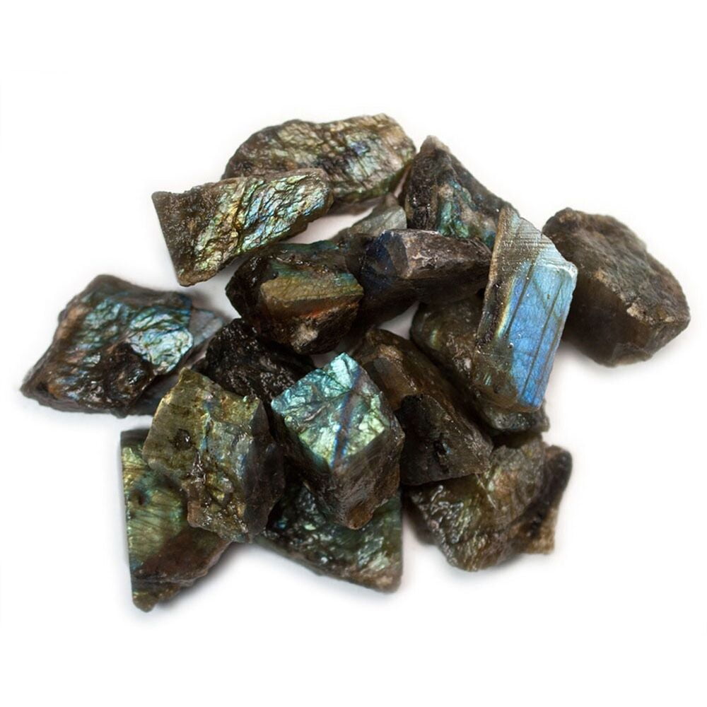 Labradorite - Rough Rocks for Tumbling - Dispelling Fear and Anxiety ...