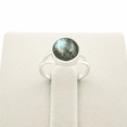 Labradorite Round Statement Ring in 925 Sterling Silver, Handmade ...