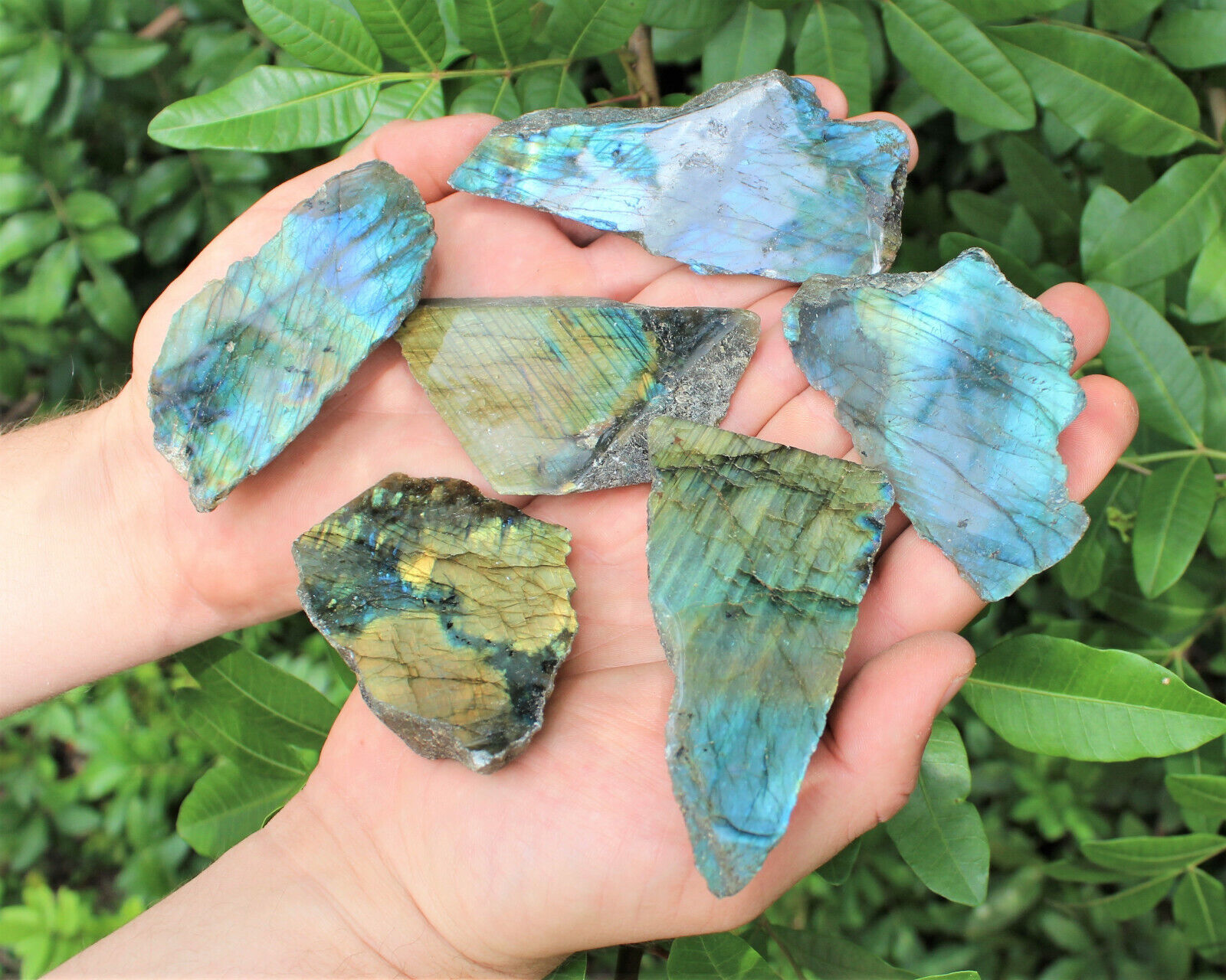 Labradorite Slab: Choose Size - Natural Display Specimen, Labradorite ...