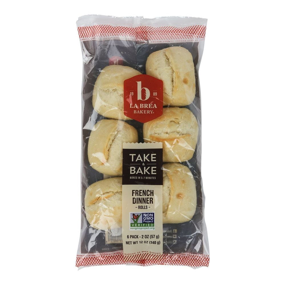 La Brea Bakery Take and Bake French Dinner Roll, 2 Ounce, 108 per Case ...