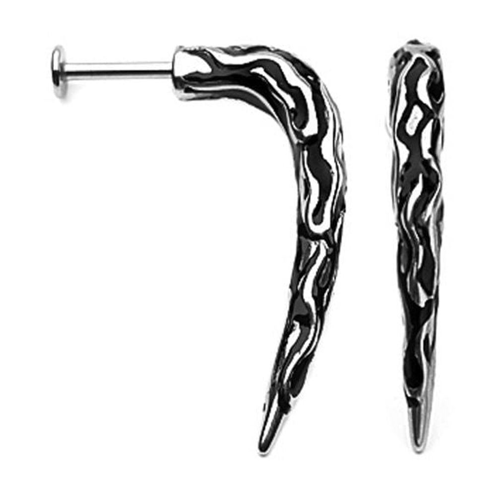 Labret Lip Ring Tribal Claw 14 gauge Claw Spike 40mm Long - Walmart.com