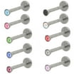 Labret Monroe Studs 14G & 16G Surgical Steel Randomly Styles Lot Of 10 ...