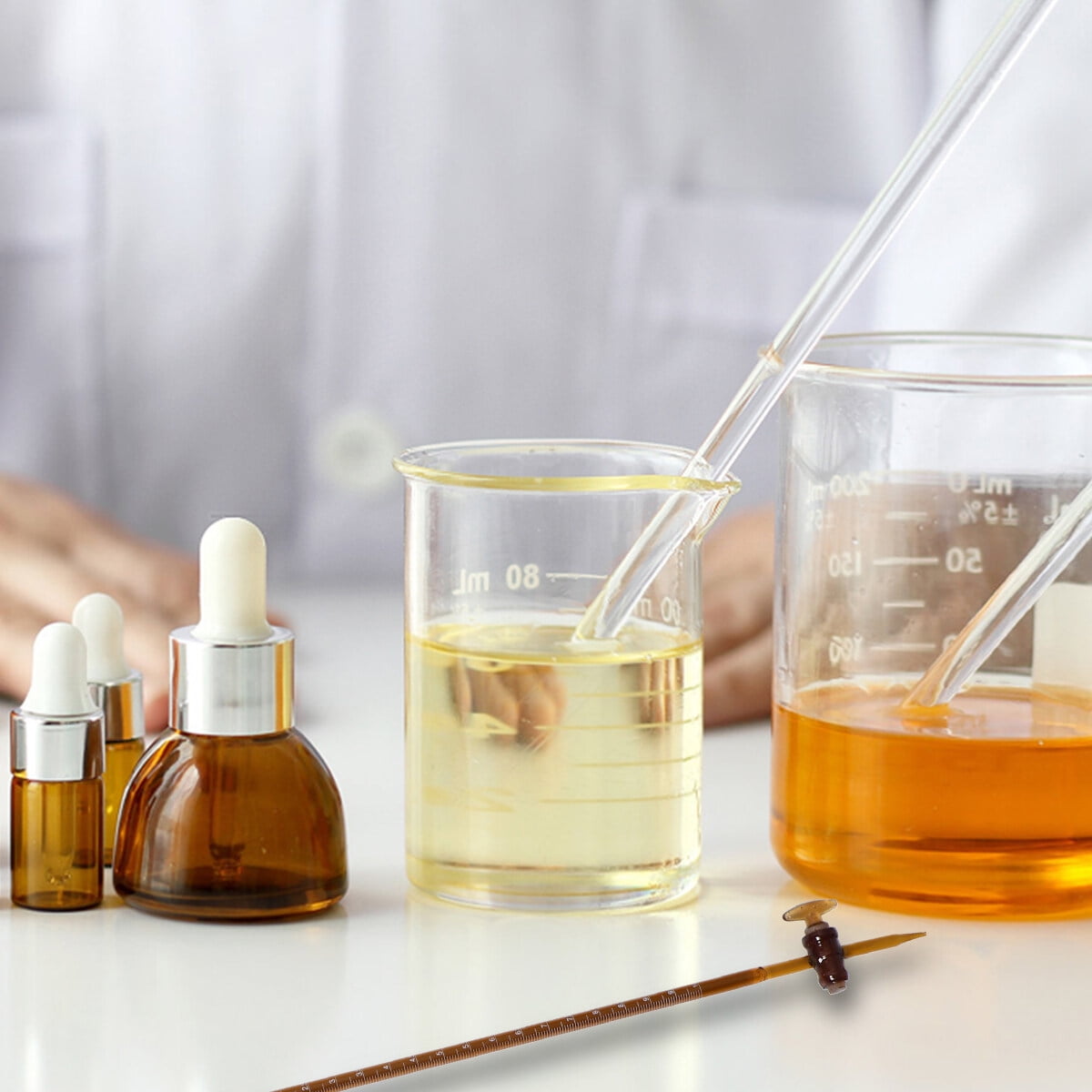 Labs Borosilicate Burette Glass Acid Burette Straight Bore Laboratory ...