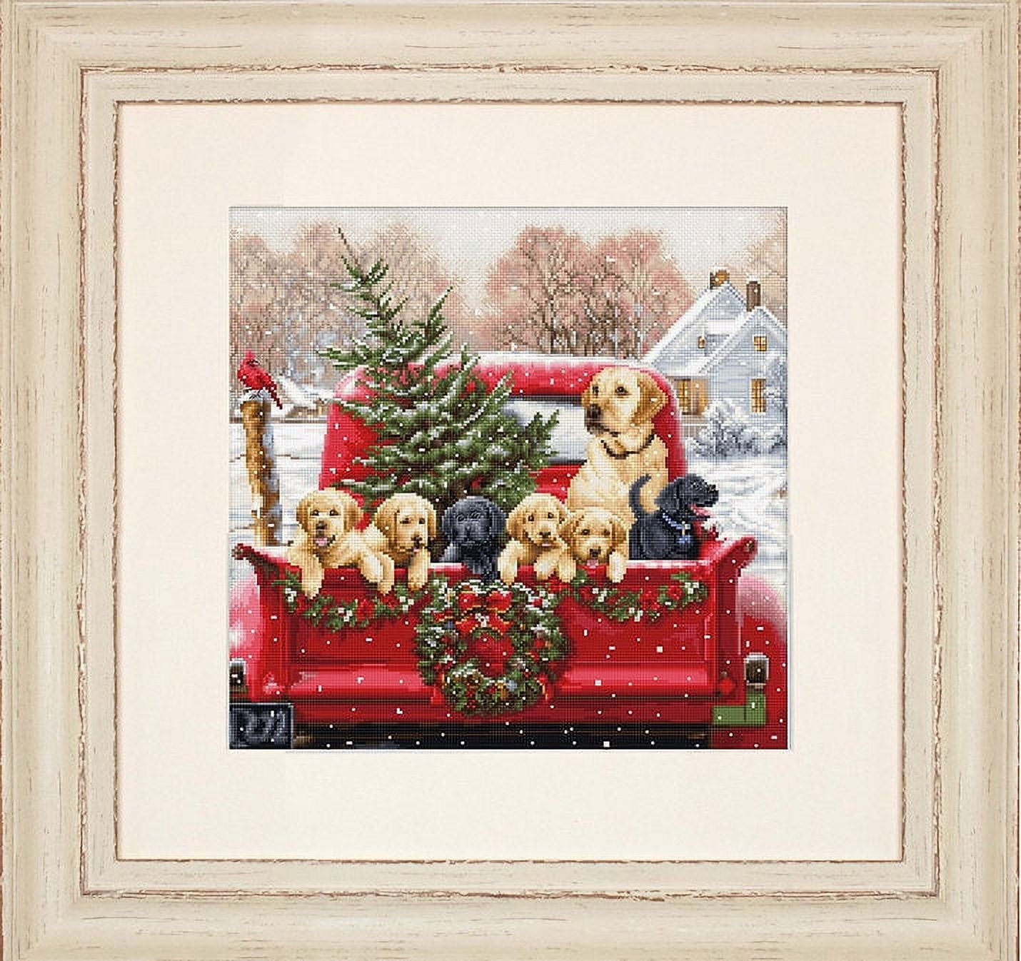 Labs Truck BU5009L Counted Cross-Stitch Kit Luca-s - Walmart.com