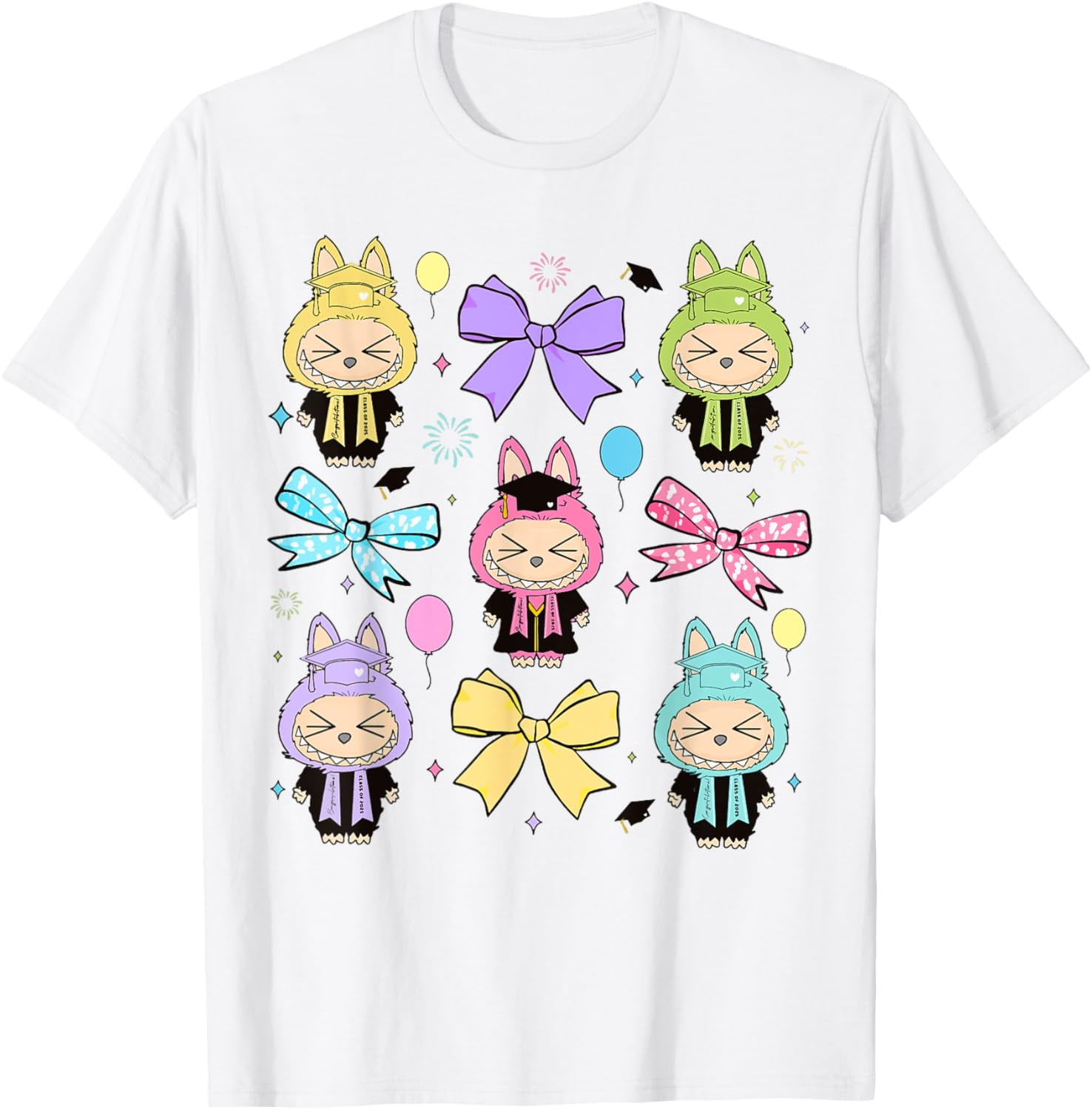 Labu Graduation Coquette Class Of 2025 Cute Kids Boy Girl T-Shirt - Walmart.com