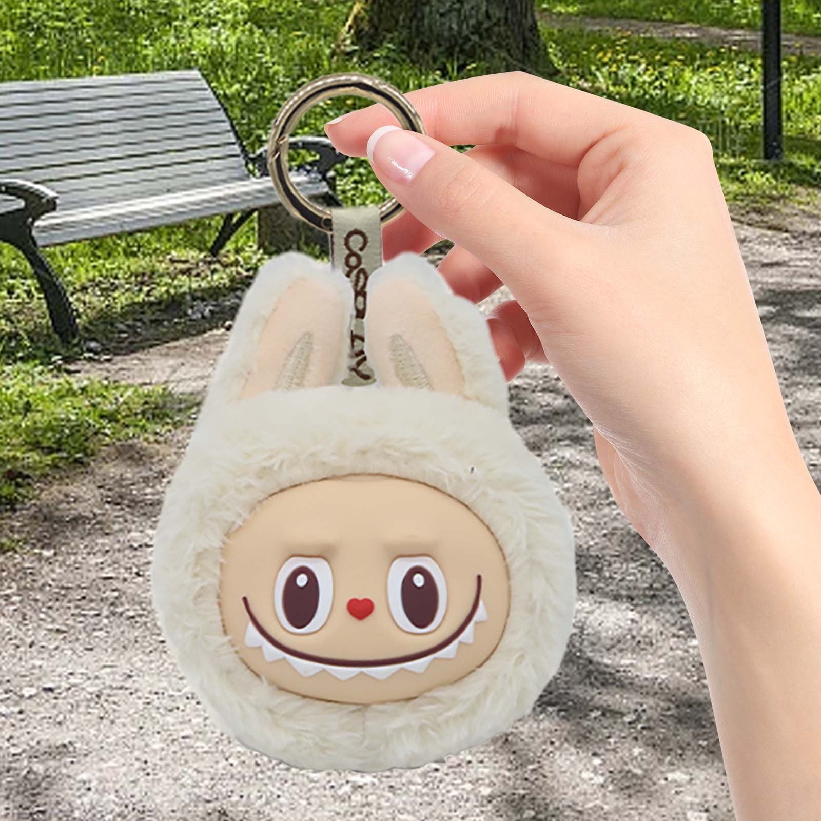 Labubu Blind Boxpop Mart Labubu Macaron Plush Keychain Limited Edition Monster Collectible For
