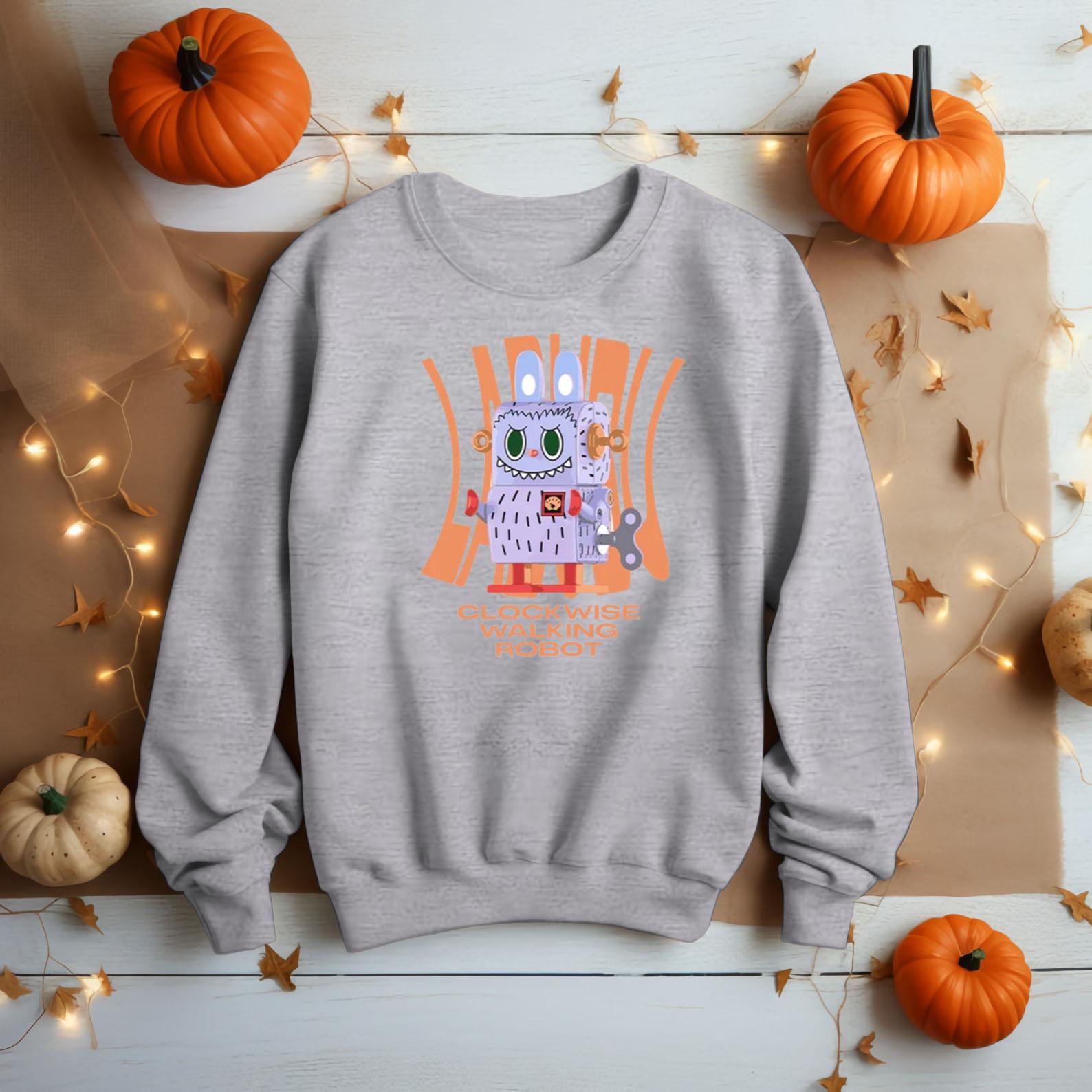 Labubu Clockwise Walking Robot T-Shirt-removebg-preview - Walmart.com