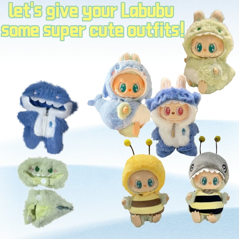 Labubu Clothes 17cm,Elevate Your Labubu Doll's Style, Our Clothes for ...