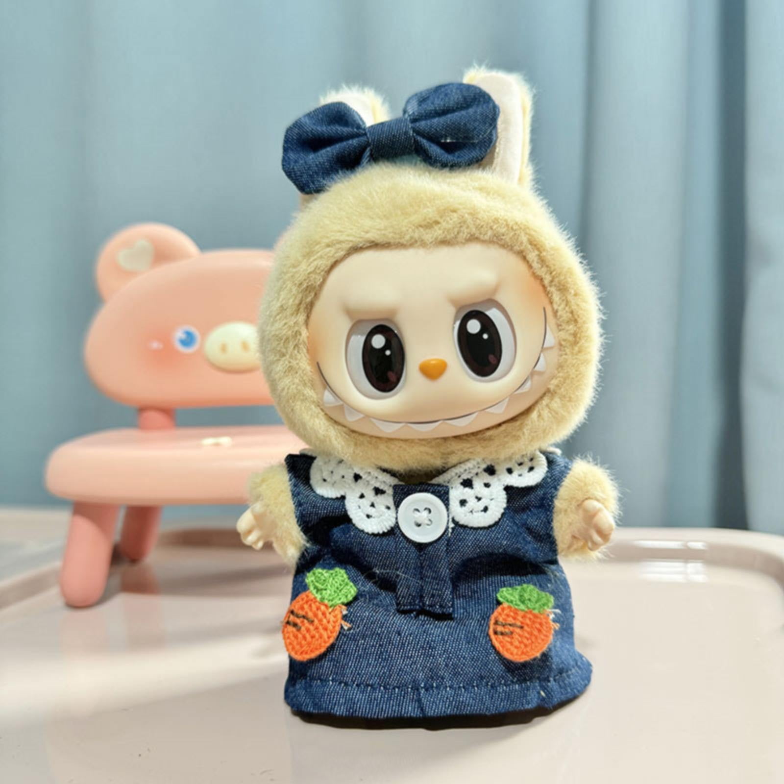 Labubu Clothes for Doll Pop Mart Labubu Clothing Hanger Vinyl Figurine ...