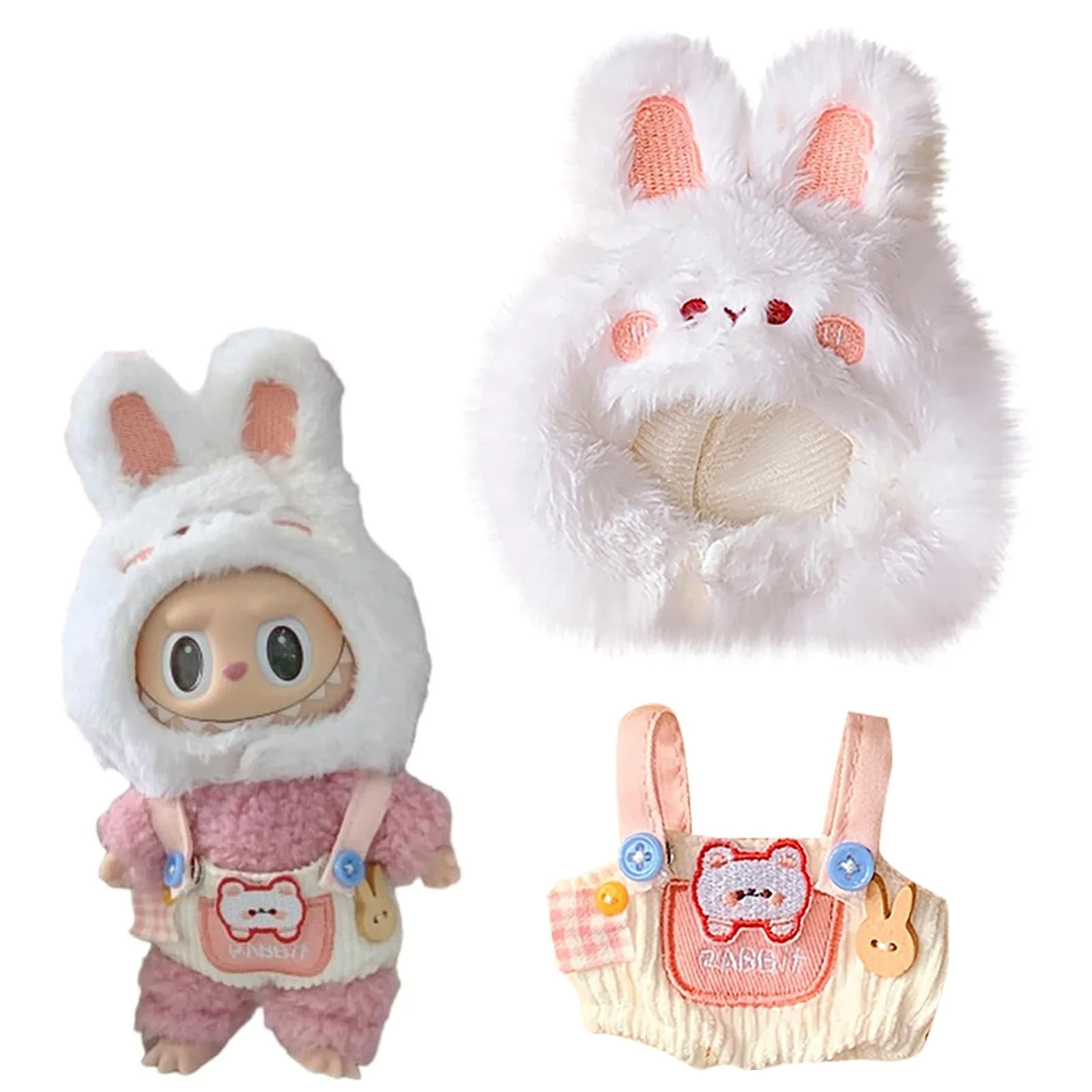 Labubu Clothes Labubu Pop Mart Plush Toy Dolls Around The Game，Creative ...