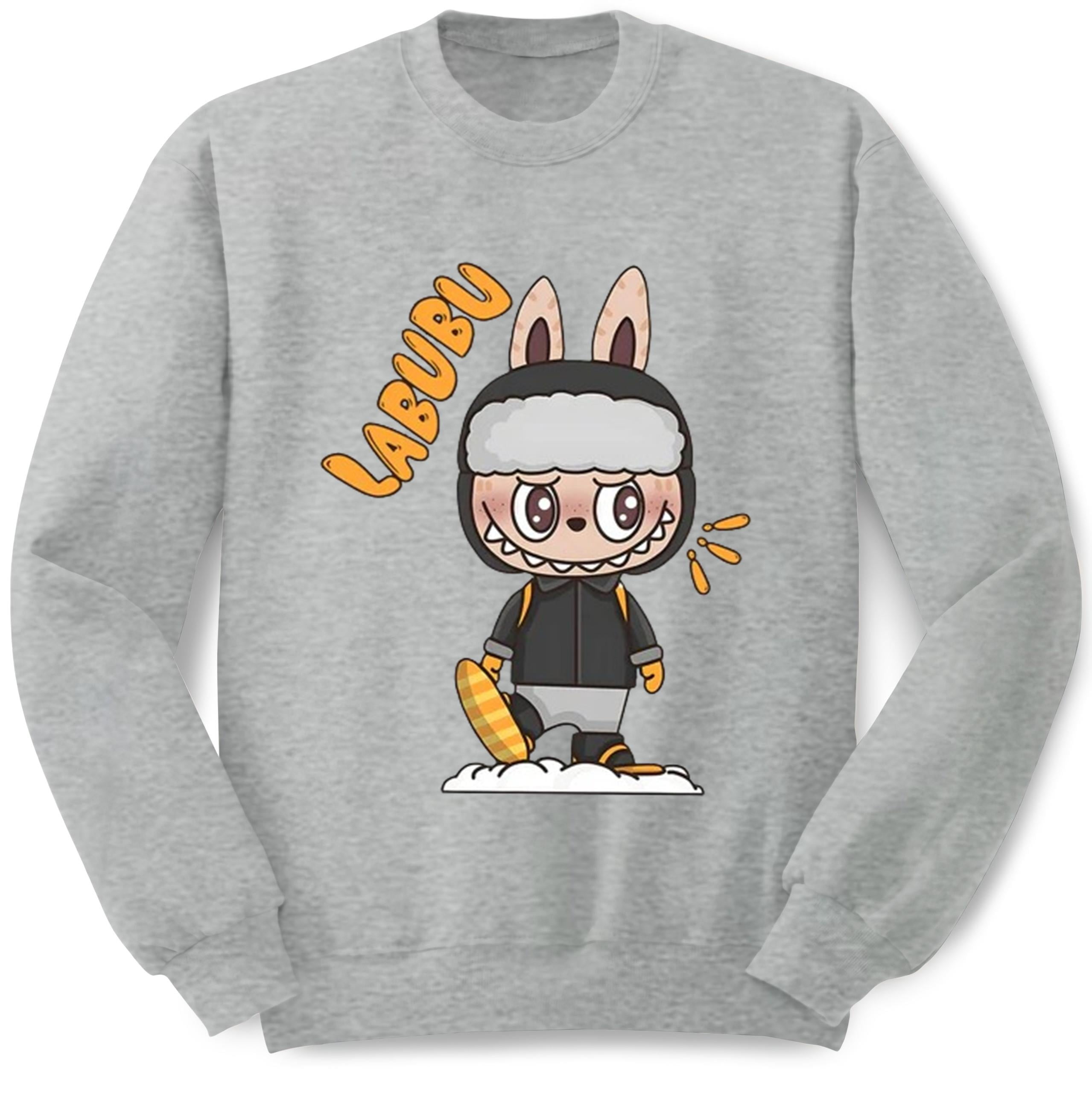 Labubu Cute Shy Sweatshirt-removebg-preview - Walmart.com